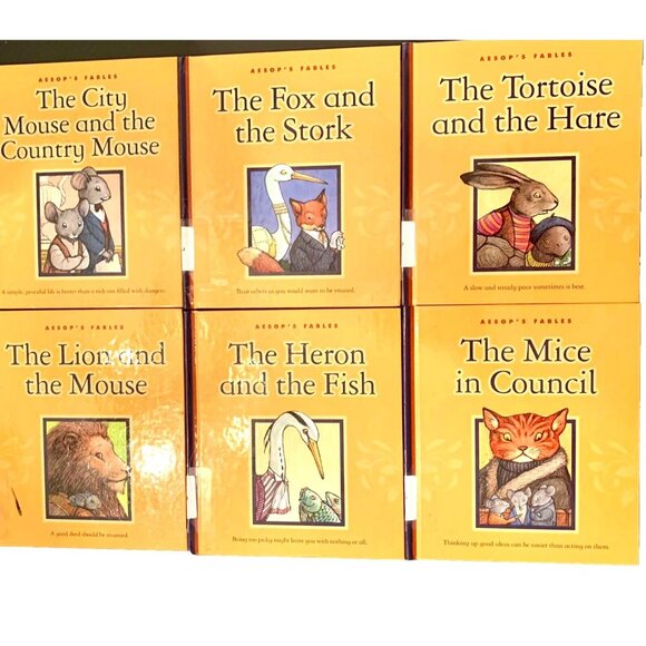 Toys | Aesops Fables 6 Book Set Graham Percy Hardcover Classic ...